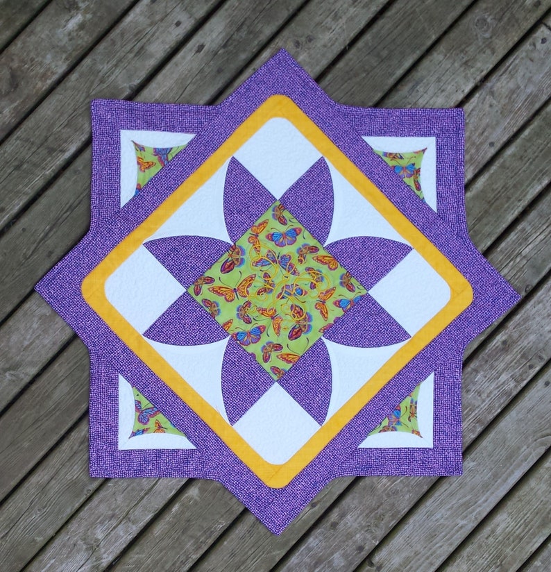 Star Table Topper PDF Pattern, Approx 31 at Widest Point, Instant ...