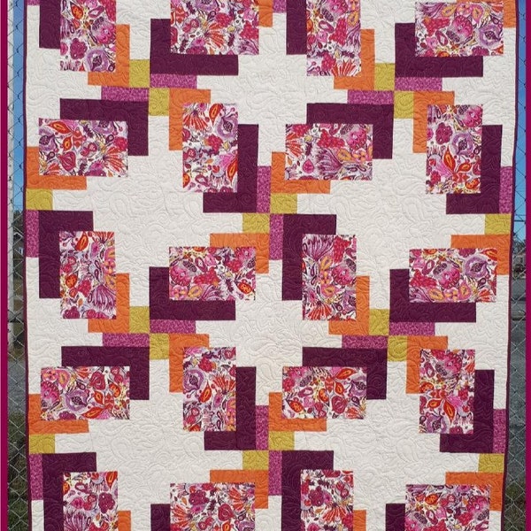 Large Print Quilt Pattern - Etsy