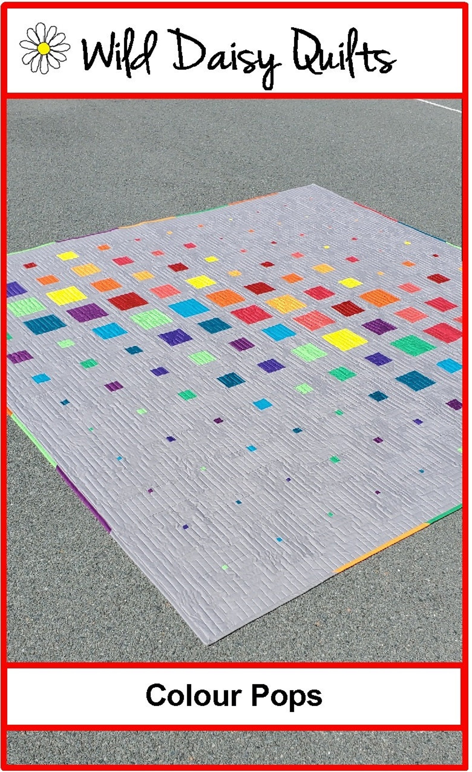 Colour Pops Quilt Pattern PDF Quilt Instant Download - Etsy