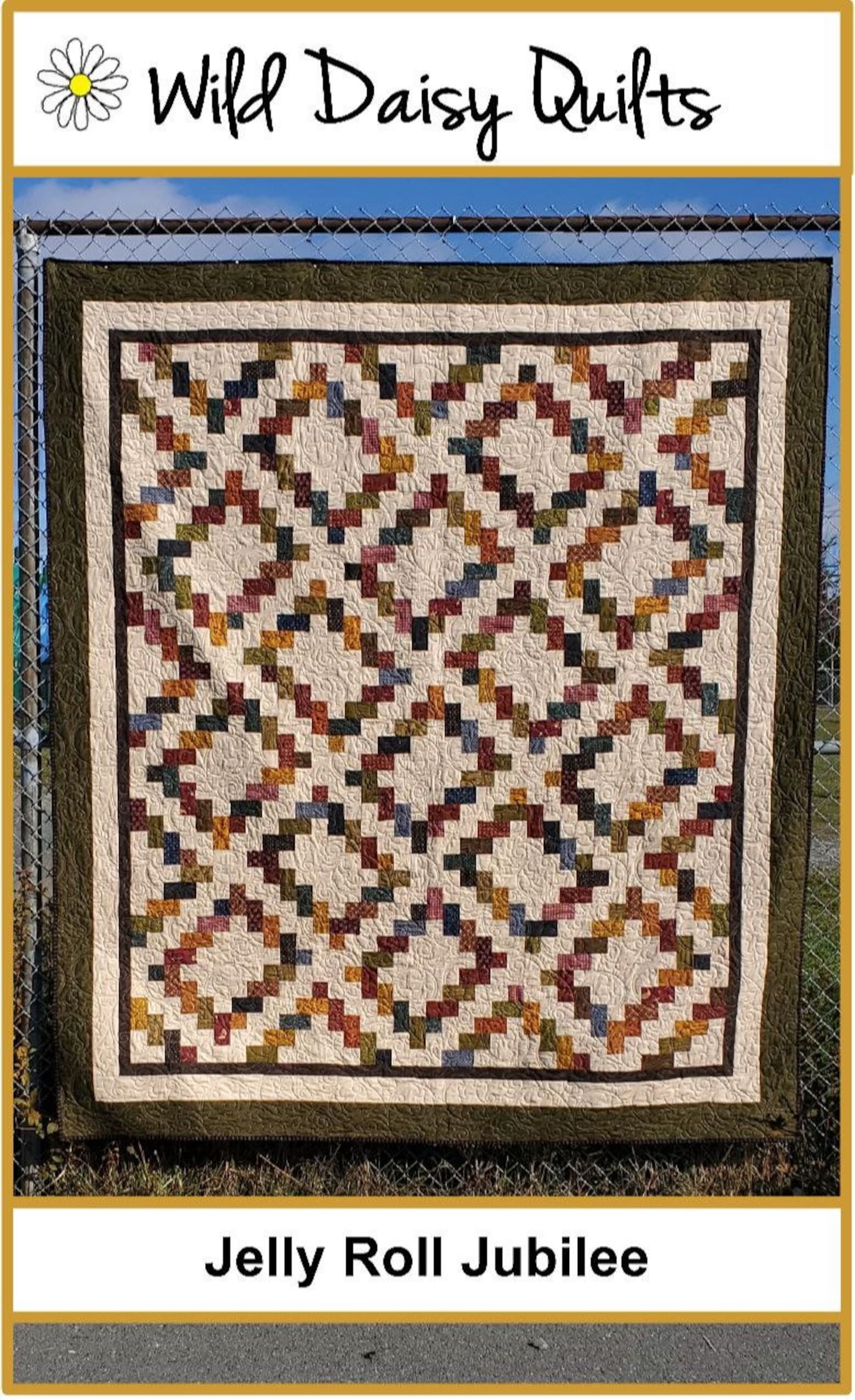 Jelly Roll Jubilee Quilt Pattern PDF, Multi Sized, Modern Quilt ...