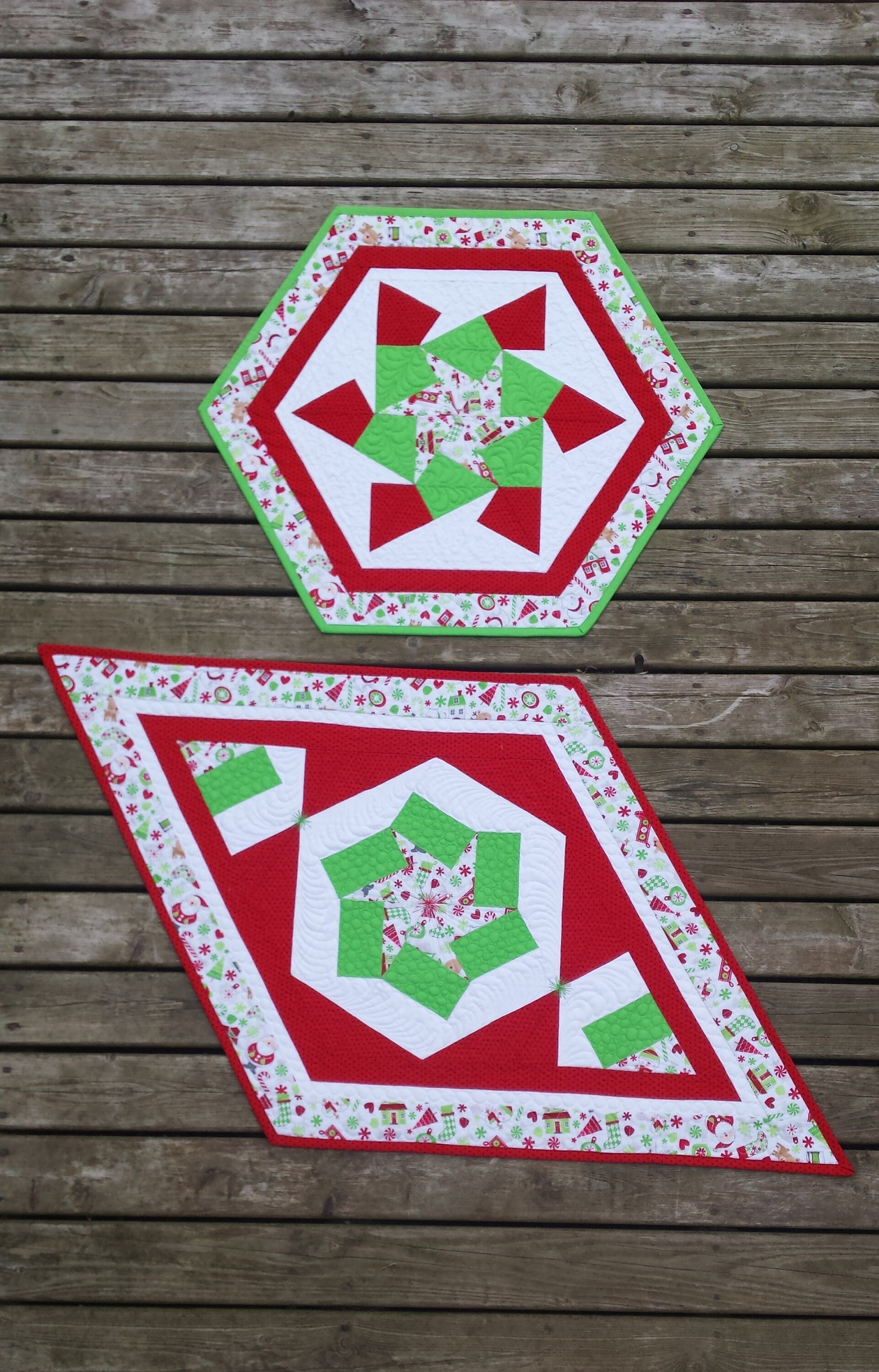 Hexagon or Diamond Table Topper Pattern PDF, Multi Sized, Instant ...