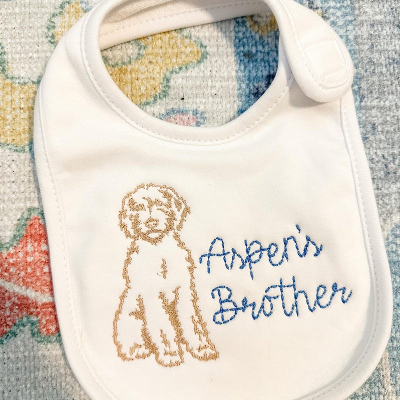 Bib Embroidery - Etsy