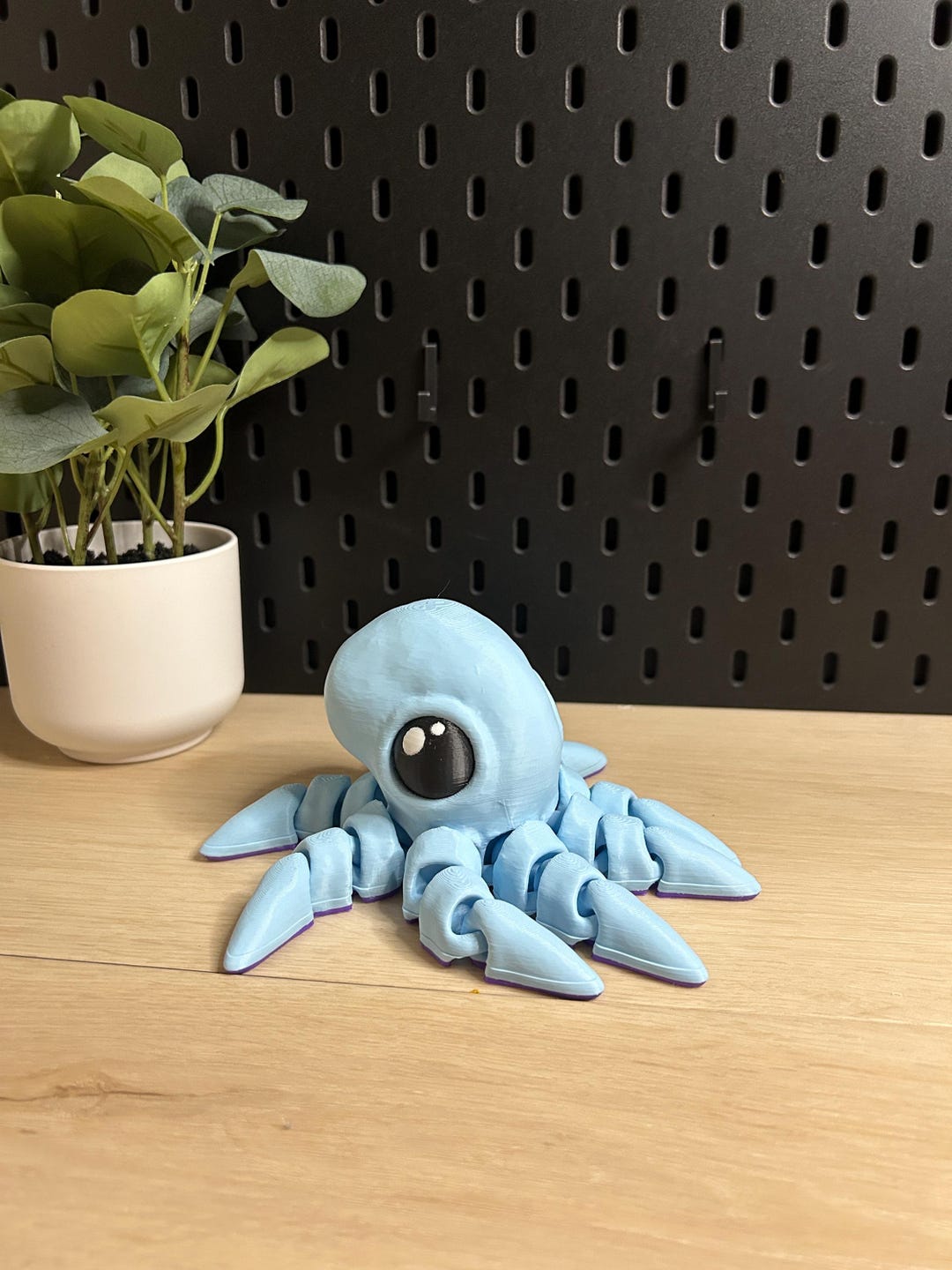 3D Printed Articulated Octopus Unique Movable Toy Customizable Octopus ...