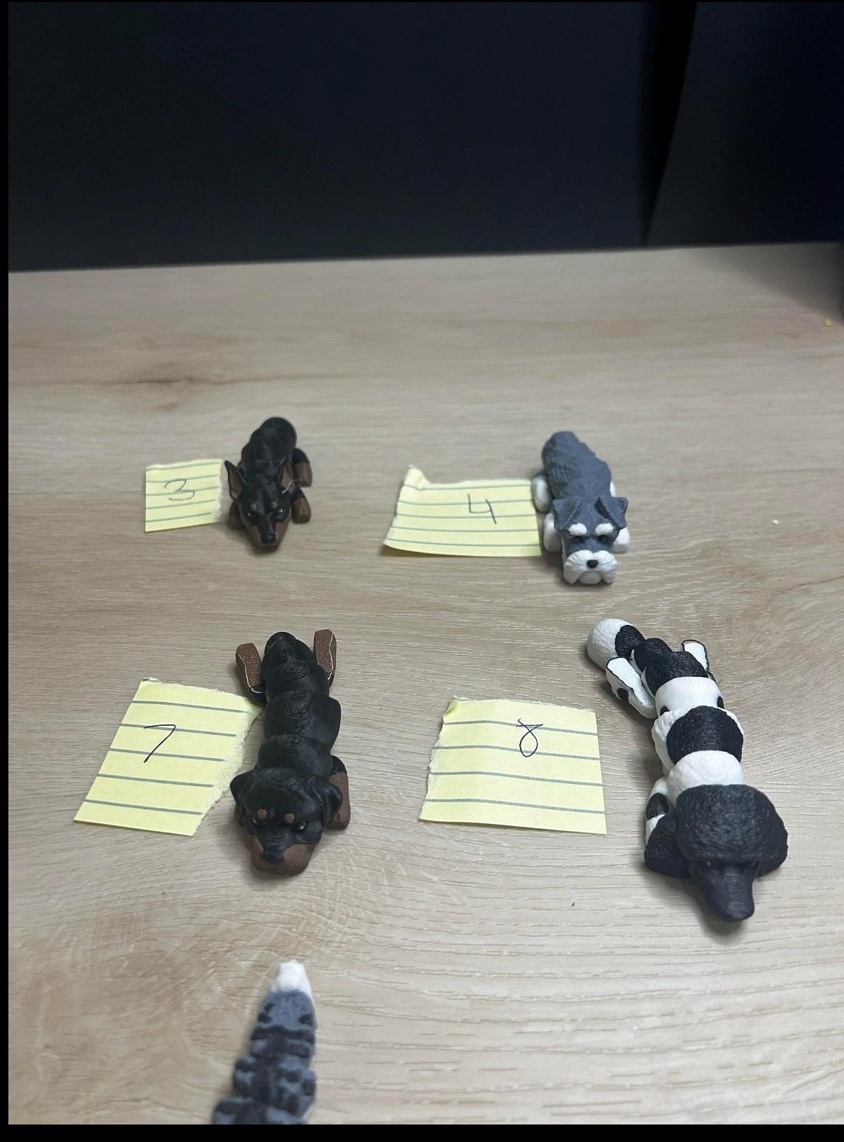 3D Printed Articulated Dogs Handcrafted Collectible Figures ...