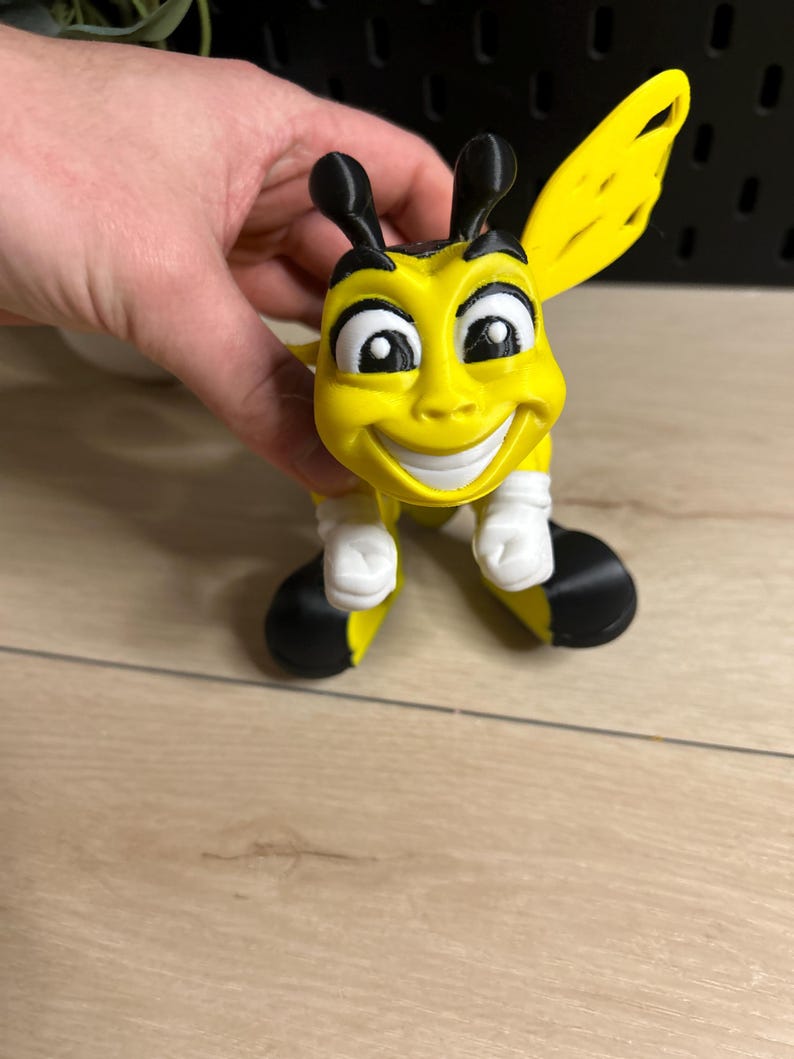 3D Printed Articulated Bee Handcrafted Insect Fidget Toy Unique Stress ...