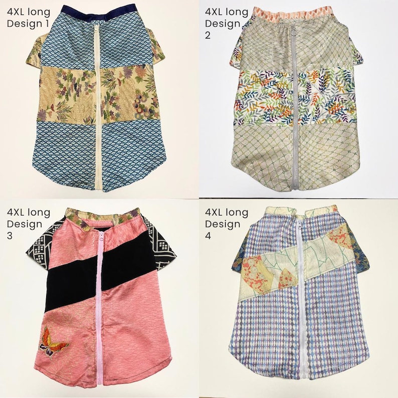 Handmade Dog Kimono: Japanese Silk Yukata, Pet T-shirt - Etsy