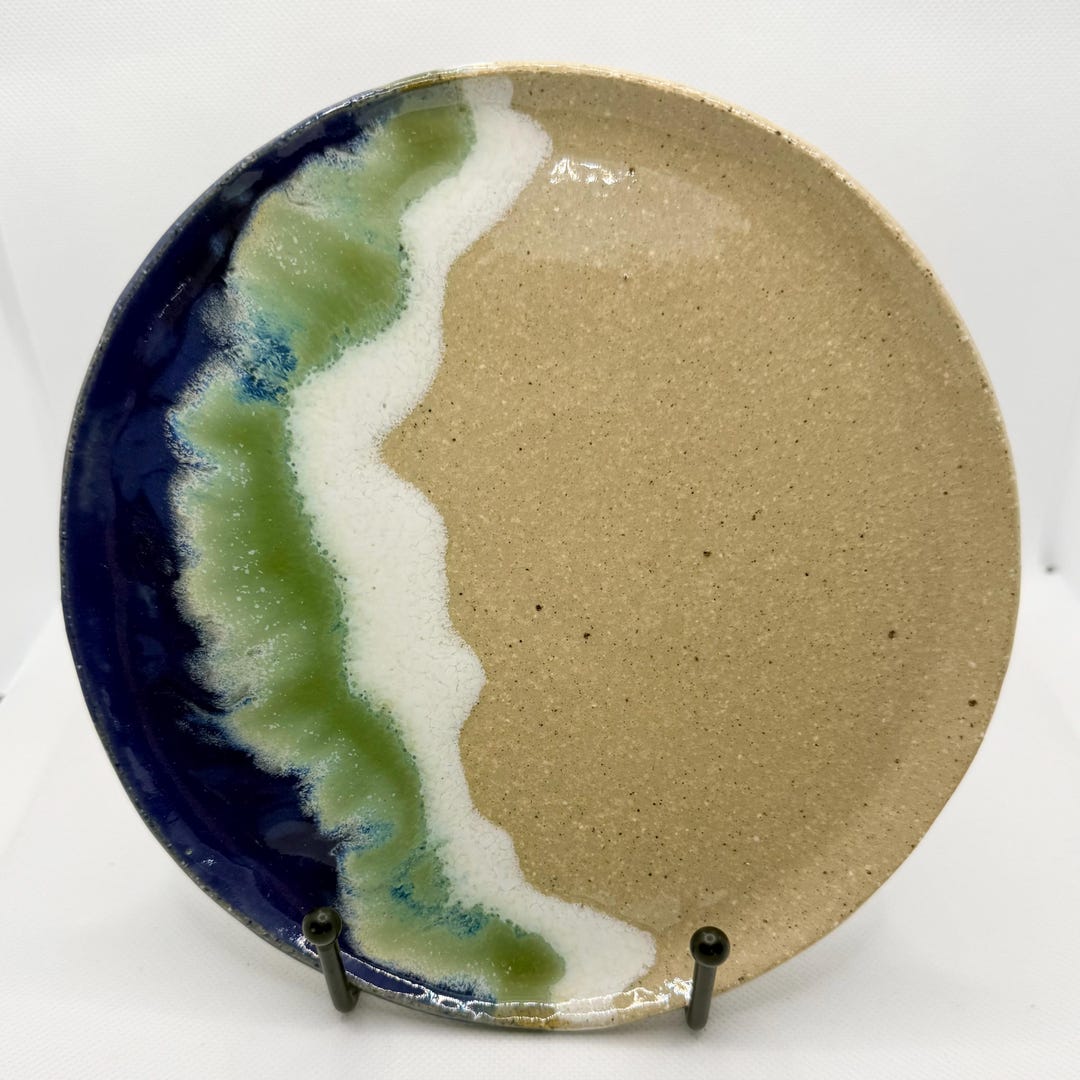 Ocean Waves Plate - Etsy