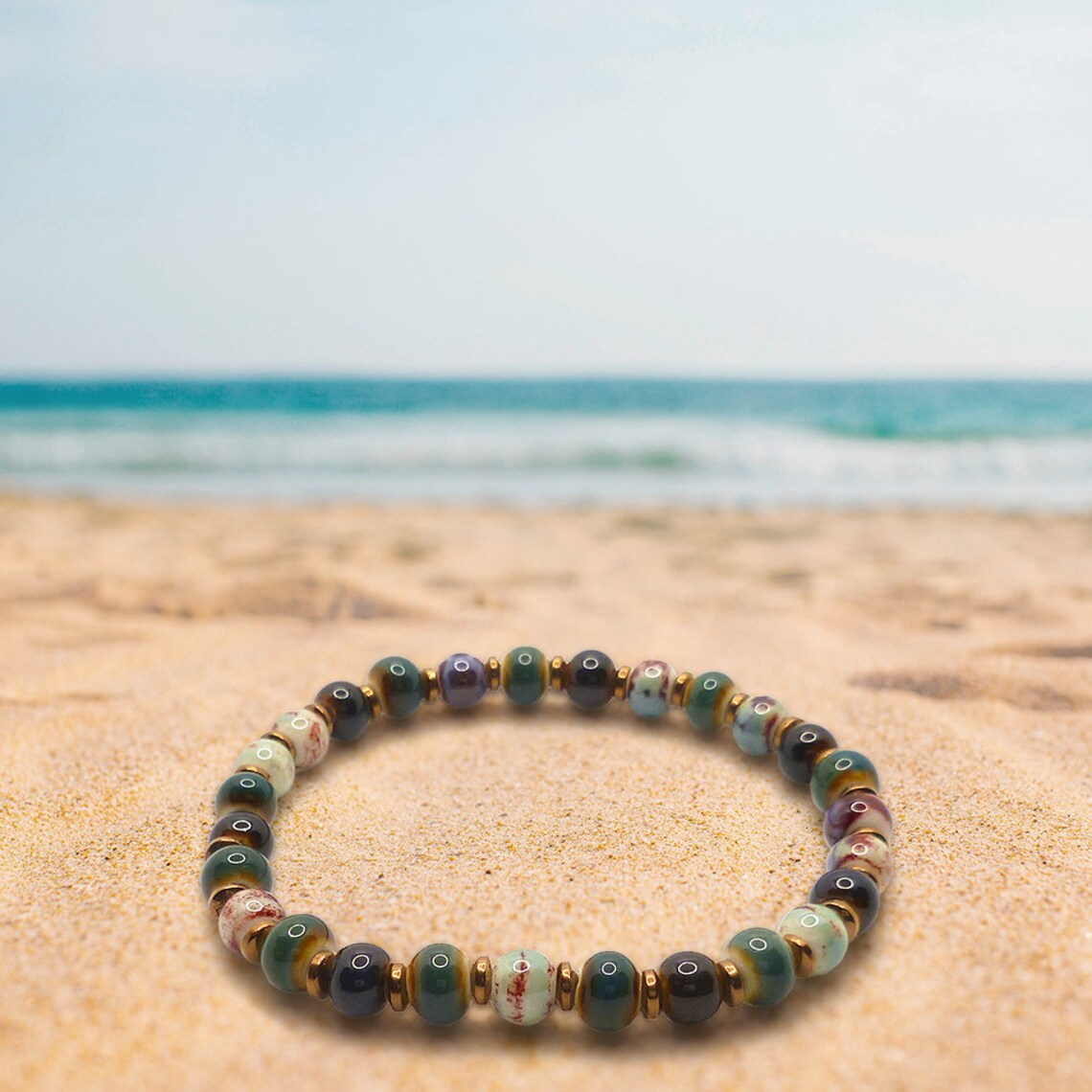 Timeless Equilibrium Bracelet With Copper Plated Hematite - Etsy