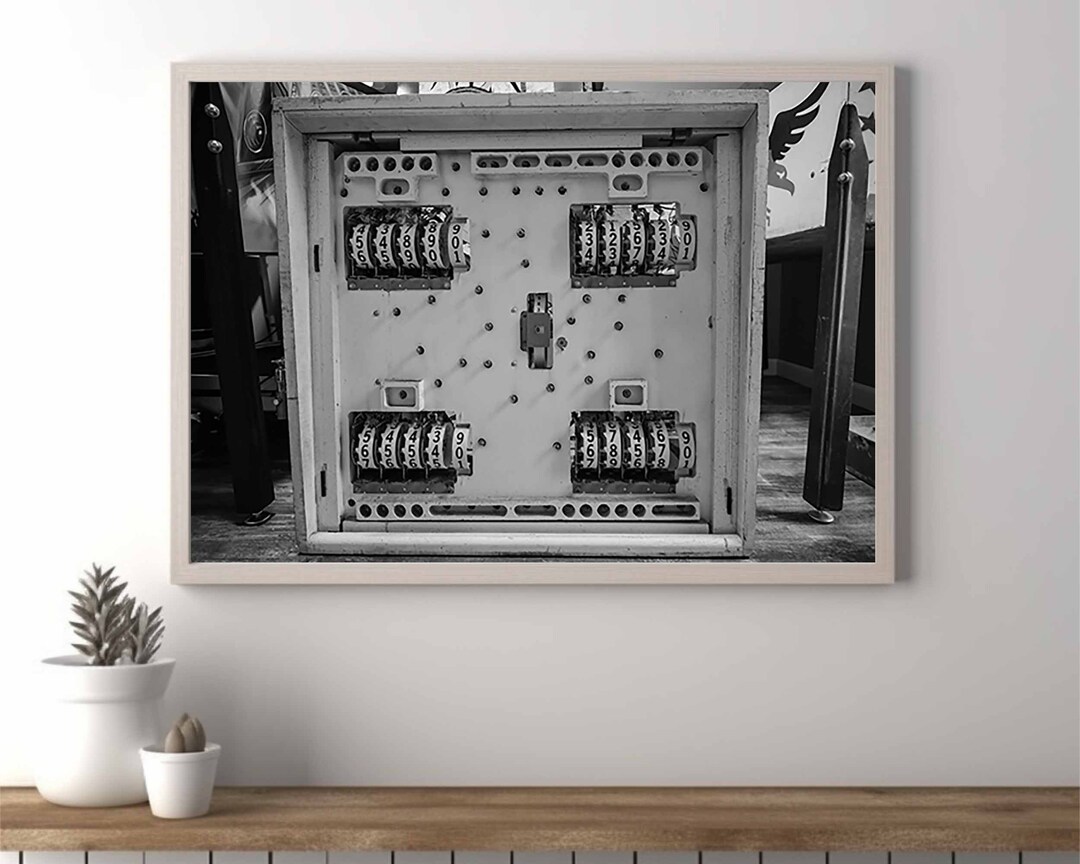 Pinball Wall Art, Pinball Machine, Various Size Print, Wall Hanging ...