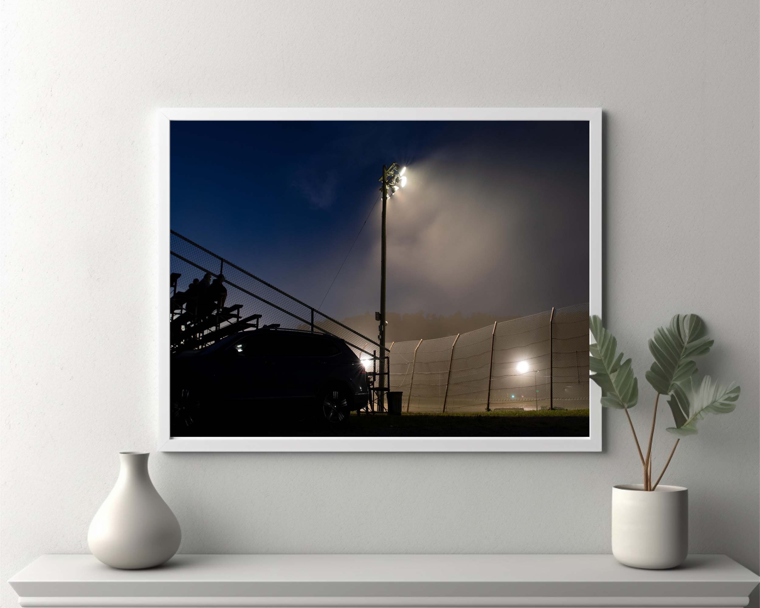 Night Dirt Track Racing, Various Sizes, Wall Art Photo Print - Etsy
