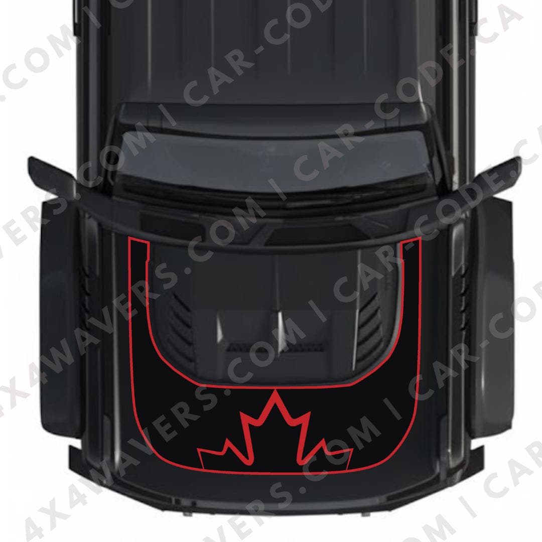 Ford Bronco Raptor Hood Decal - Canada Style Graphic - 3M Vinyl - Etsy