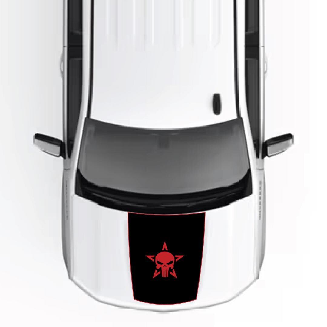 Hood Panel Decal/sticker - Star Style Graphic Kit - for Chevrolet ...