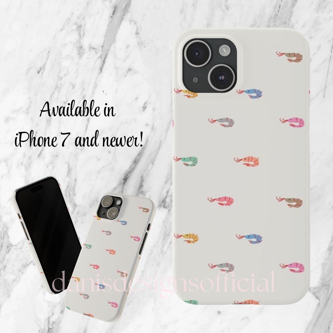 Shrimp Sealife Ocean Fish Cute Seafood Rainbow Colorful Funny Phone ...