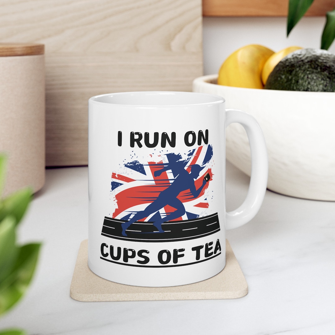 I Run Mug Gift for Runner Gift for Trainer Friend Coffee Mug Exercise ...