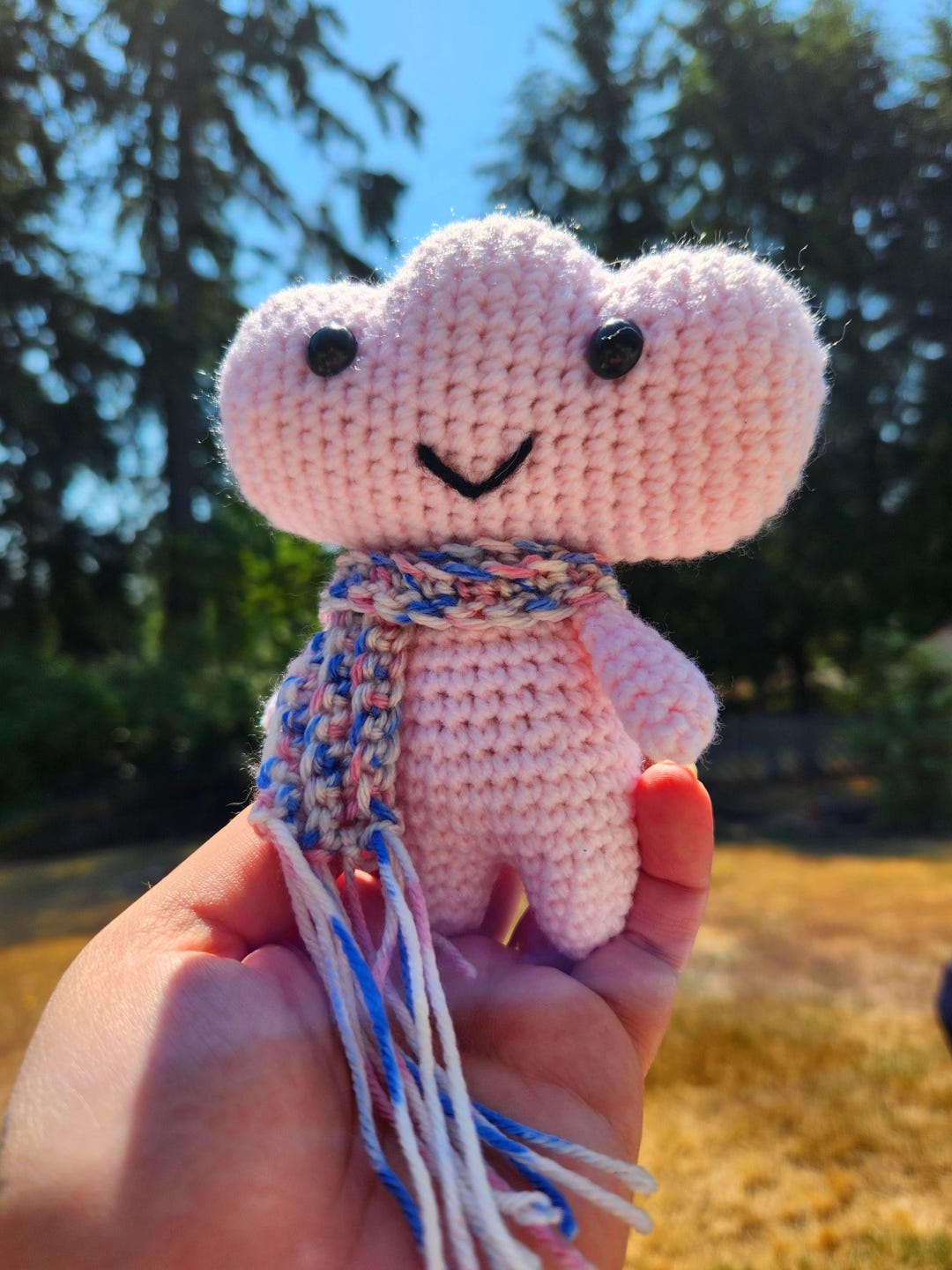 Crochet Cloud Sprite With Scarf - Etsy