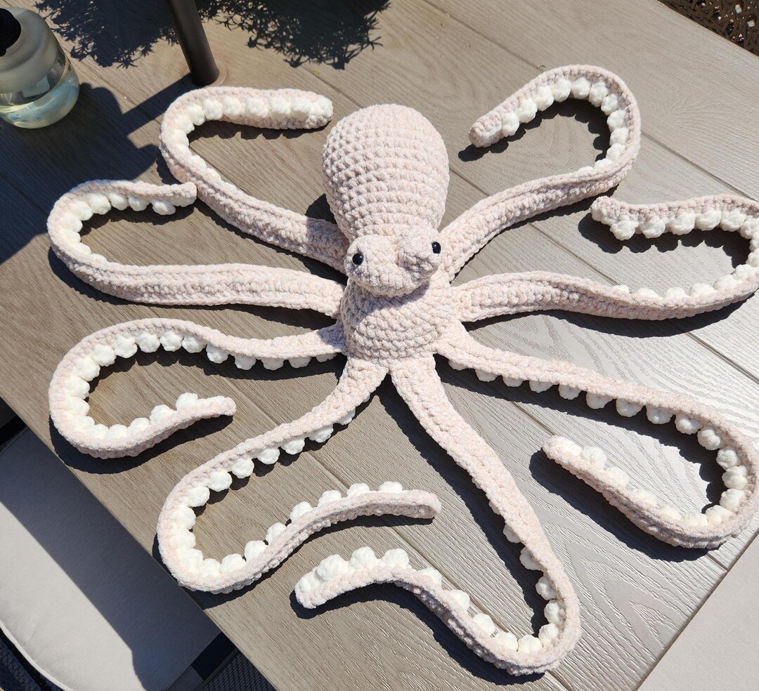 Crocheted Amigurumi Plushy Giant Octopus made to Order - Etsy