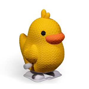Vintage Style Wind up Duck Toy - Retro Inspired 3D Printed Collectible ...