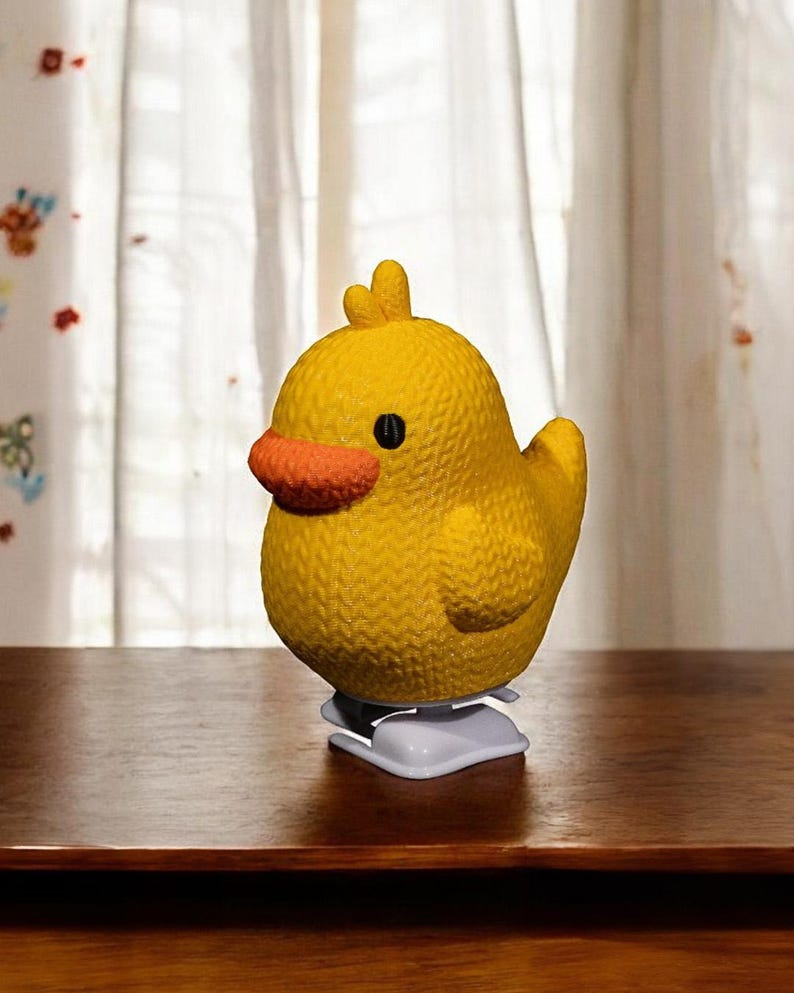 Vintage Style Wind up Duck Toy - Retro Inspired 3D Printed Collectible ...