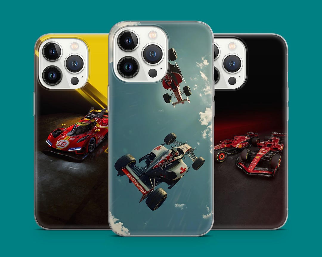 F1 Racing Phone Case Formula One Cars Design Motorsport High-speed ...
