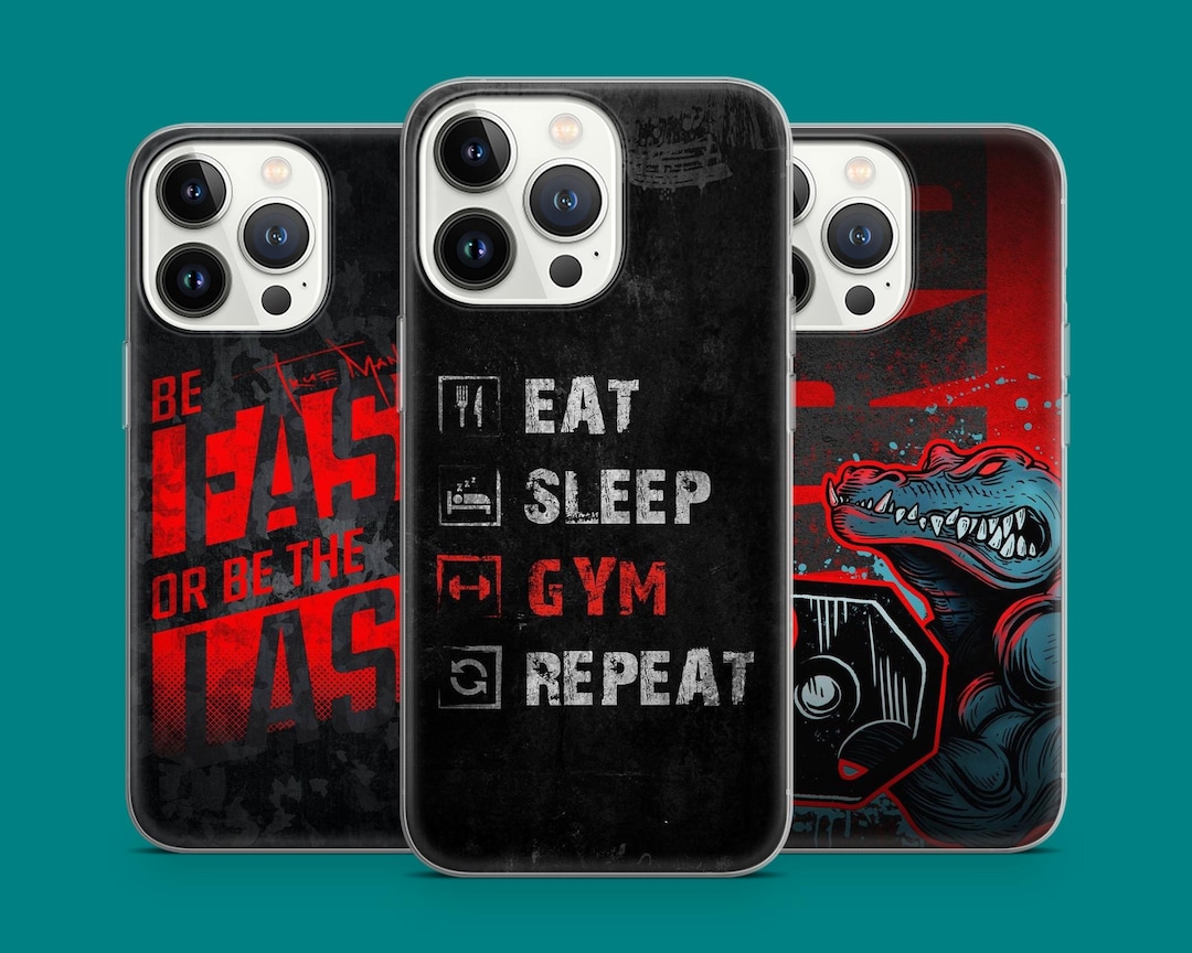 Gym Motivational Quotes Workout Phone Case Fitness Phone Cover for ...