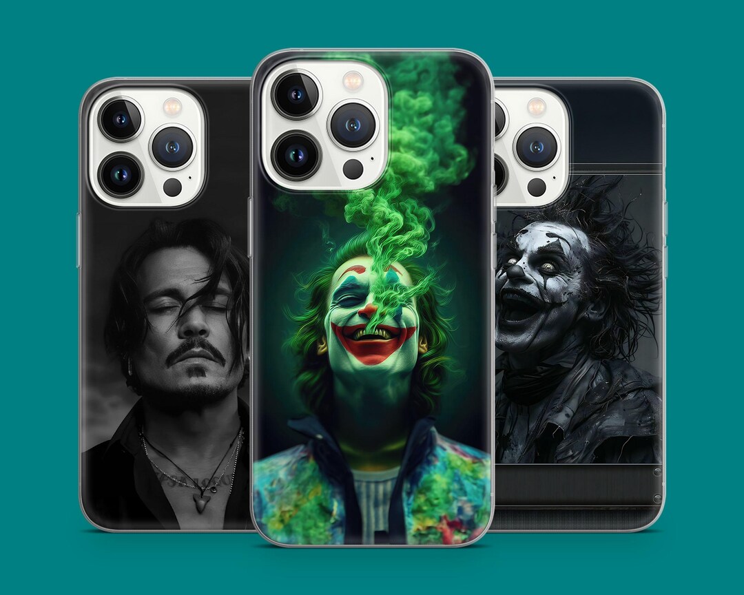 Moody Actor Vibrant Clown Art Phone Case Dark Portrait Scene Phone ...