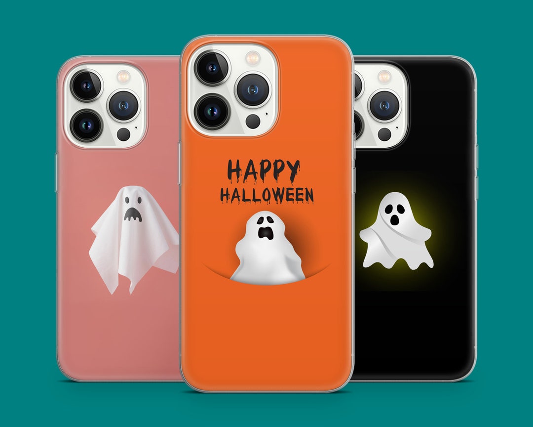 Ghost Face Phone Case Happy Halloween Phone Cover Fit for iPhone 15 ...