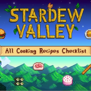 Stardew Valley 1.6 Checklist. - Etsy