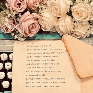 Personalized Custom Poetry - Digital - Etsy