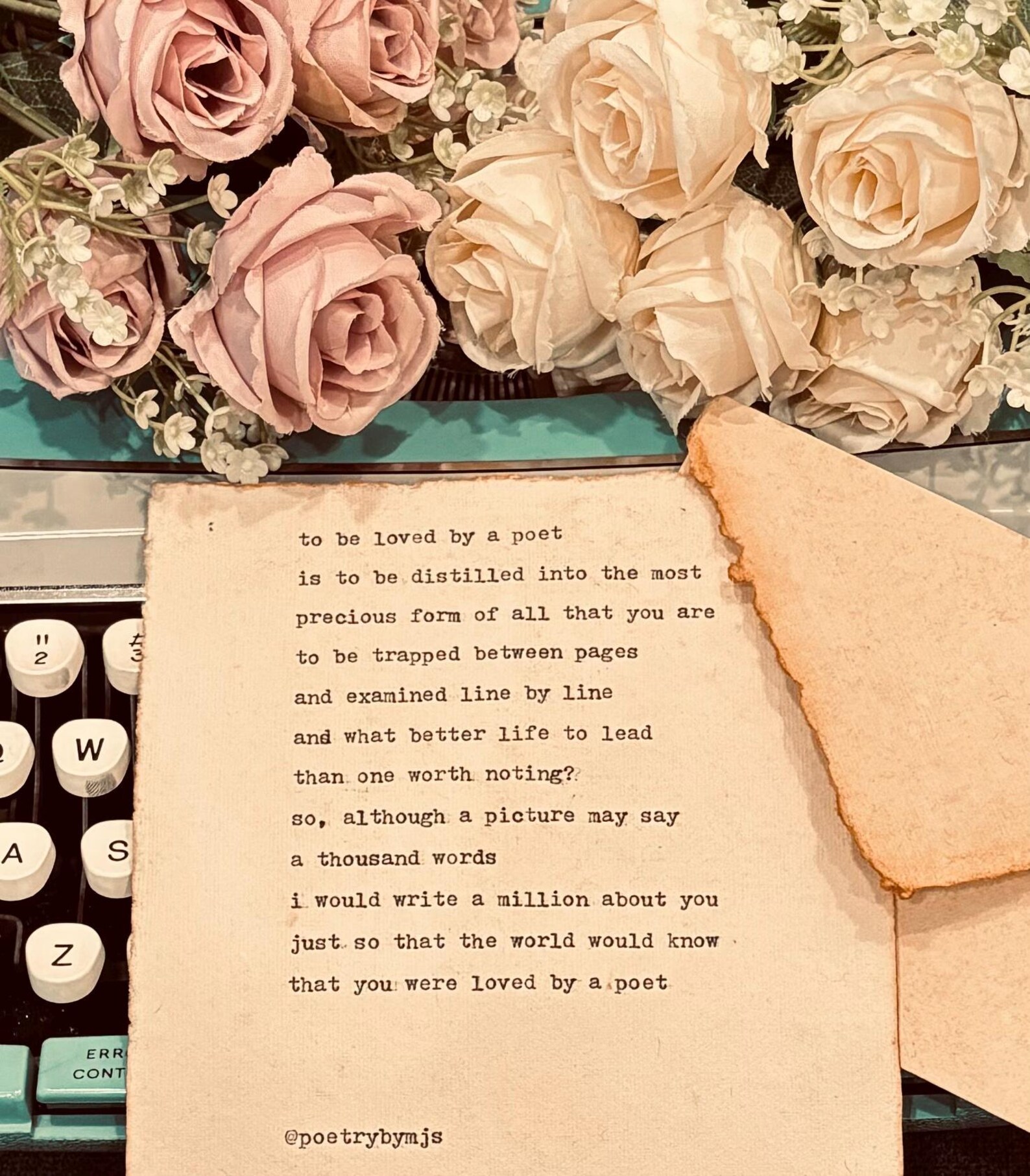 Personalized Custom Poetry | Typed on Vintage Typewriter | Made to ...