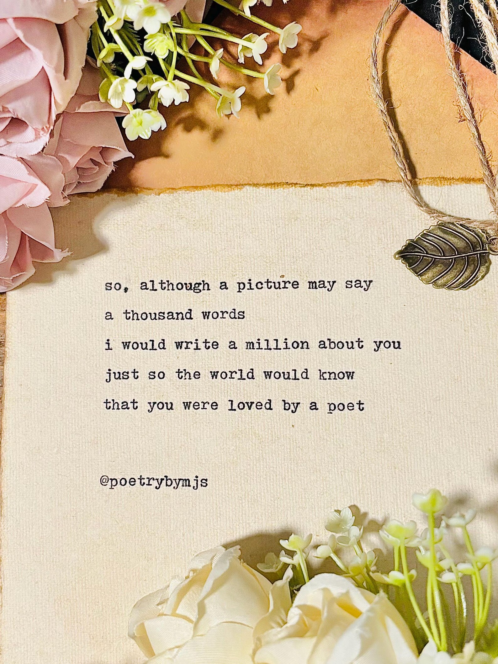 Personalized Custom Poetry | Typed on Vintage Typewriter | Made to ...