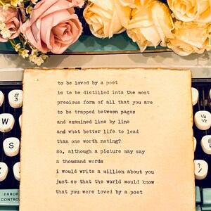 Personalized Custom Poetry - Digital - Etsy