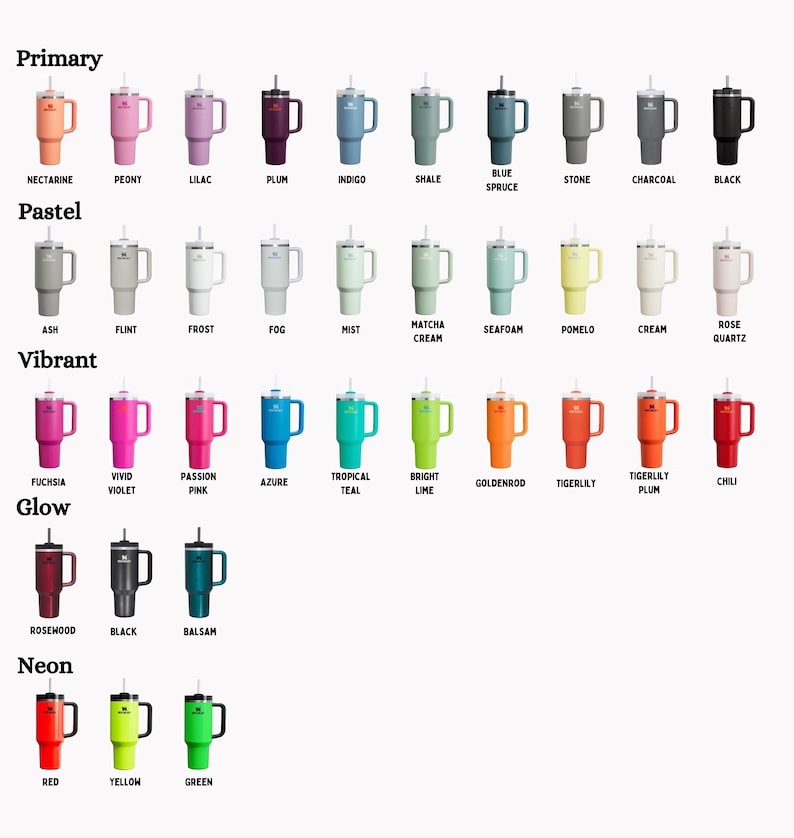 Personalized Stanley Cup Tumbler 40oz | Stanley Cup Quencher 40oz ...