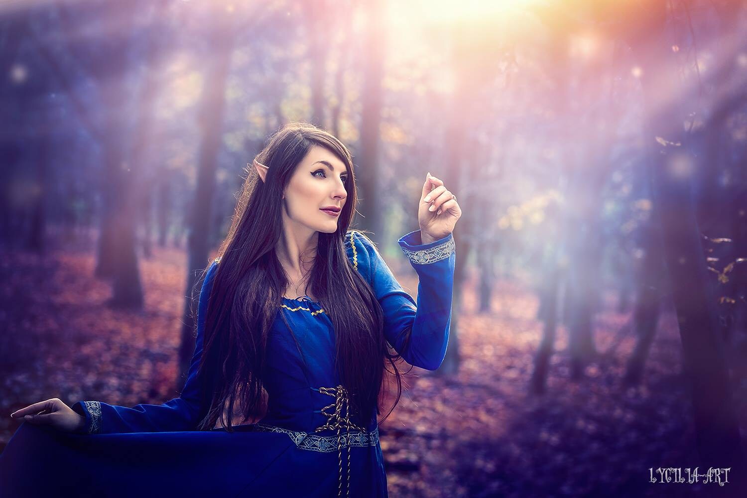 Medieval Dress Nimue, Medieval Wedding Dress, Elven Dress, Fantasy ...