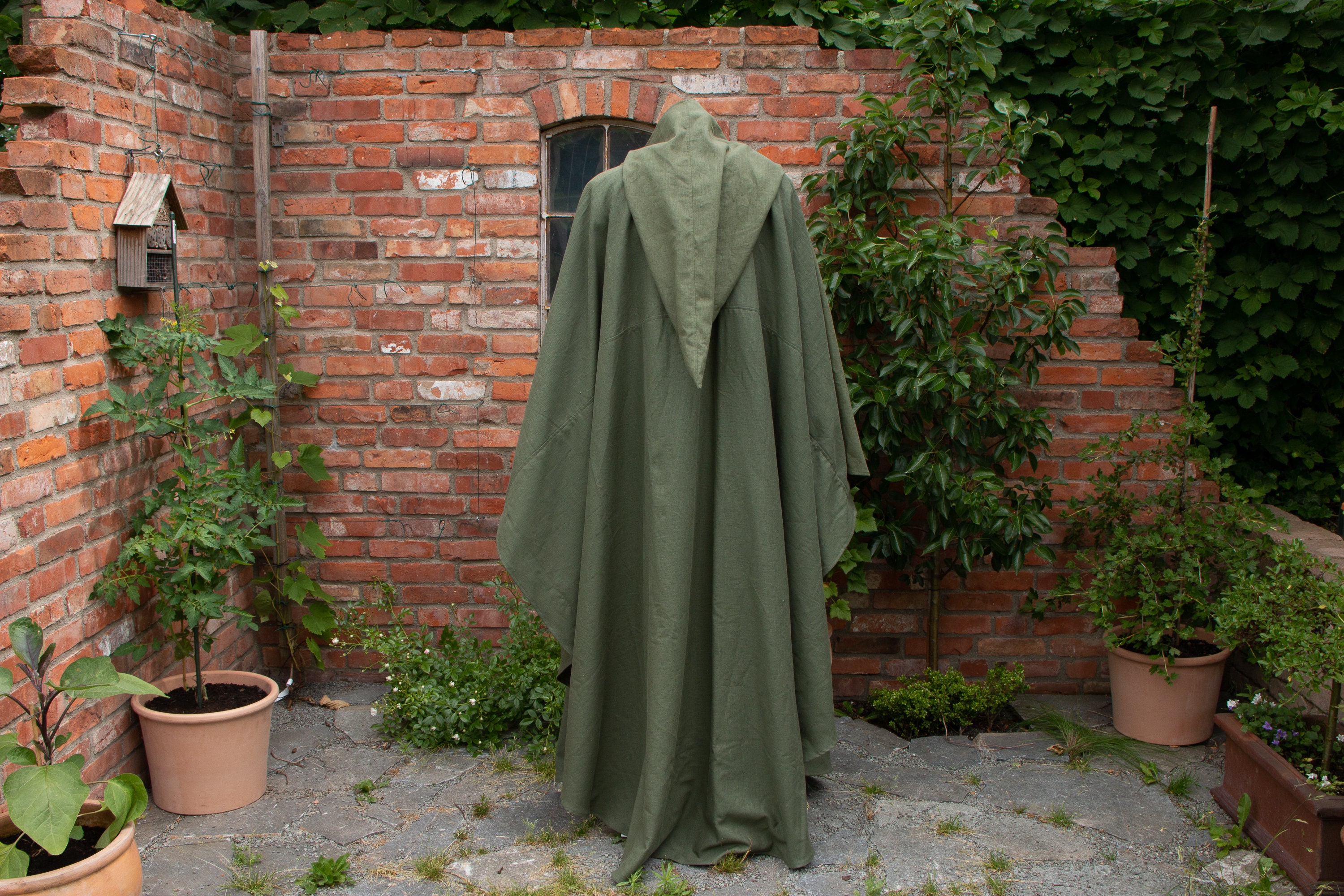 Pagan Ritual Robe Wiccan Cape Druid Cape Larp Cleric - Etsy