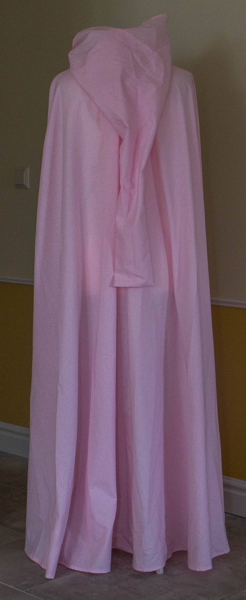 Hooded Cape Cinderella, Elven Fantasy Cape, Wedding Cape Veil, Medieval ...