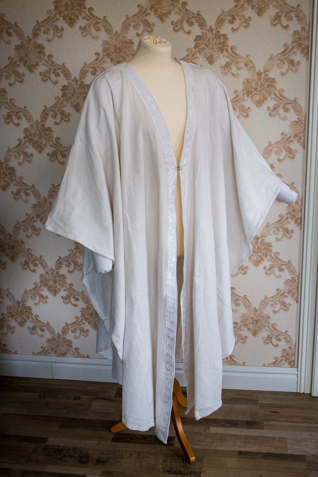 Pagan Ritual Robe, Wiccan Cape, Druid Cape, Larp Cleric Vestment ...