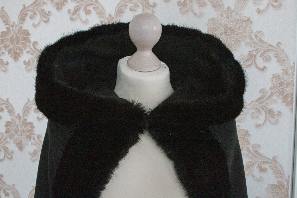 Snow Queen Hooded Cape Medieval Cape Medieval Cloak Wedding - Etsy