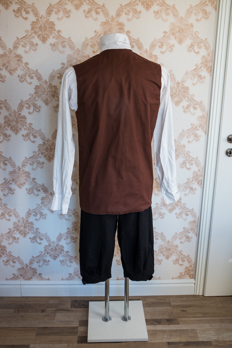 18th Century Waistcoat, Jamie Fraser Cosplay Costume, Jacobean Clothing ...