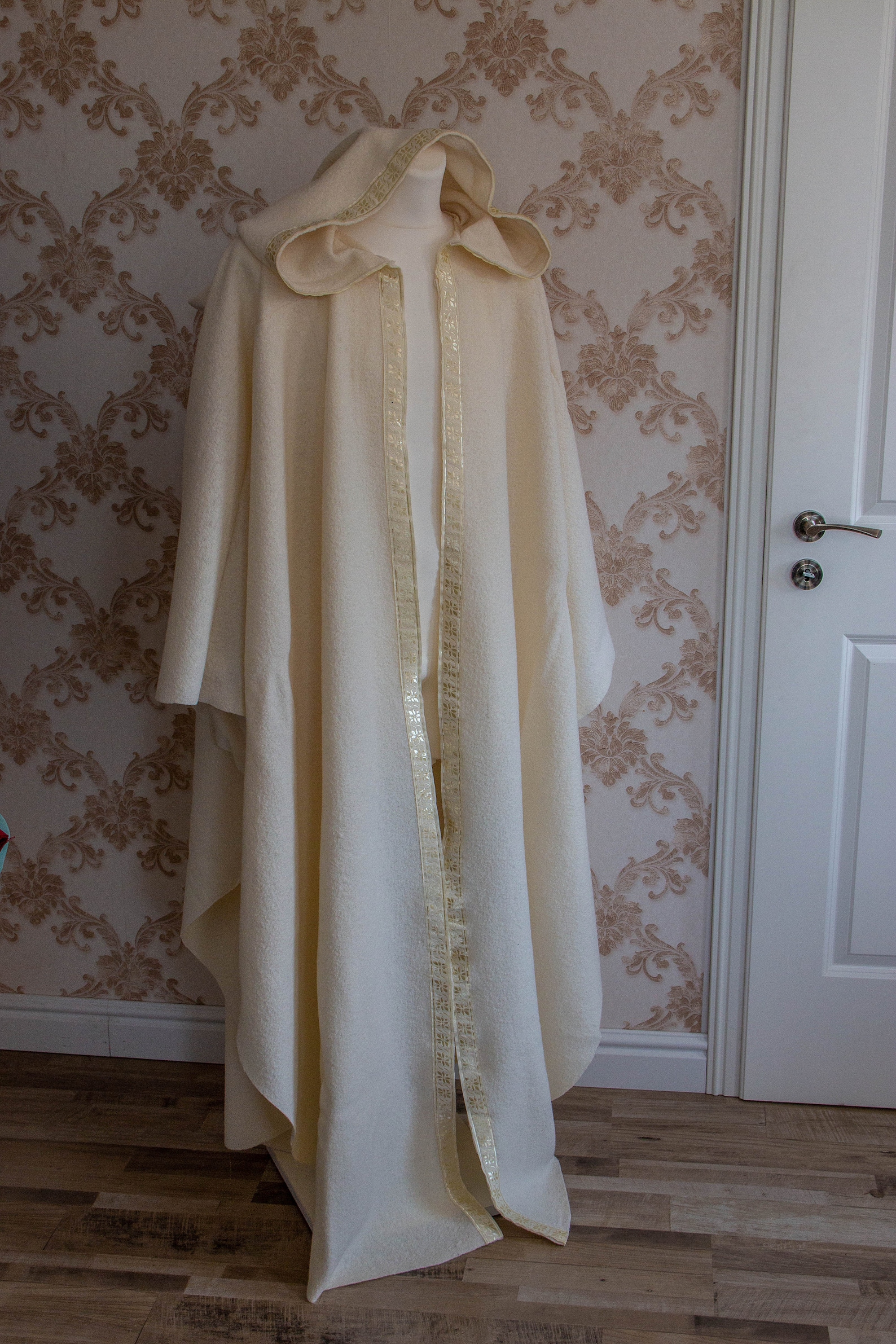 Pagan Ritual Robe Wiccan Cape Druid Cape Larp Cleric - Etsy