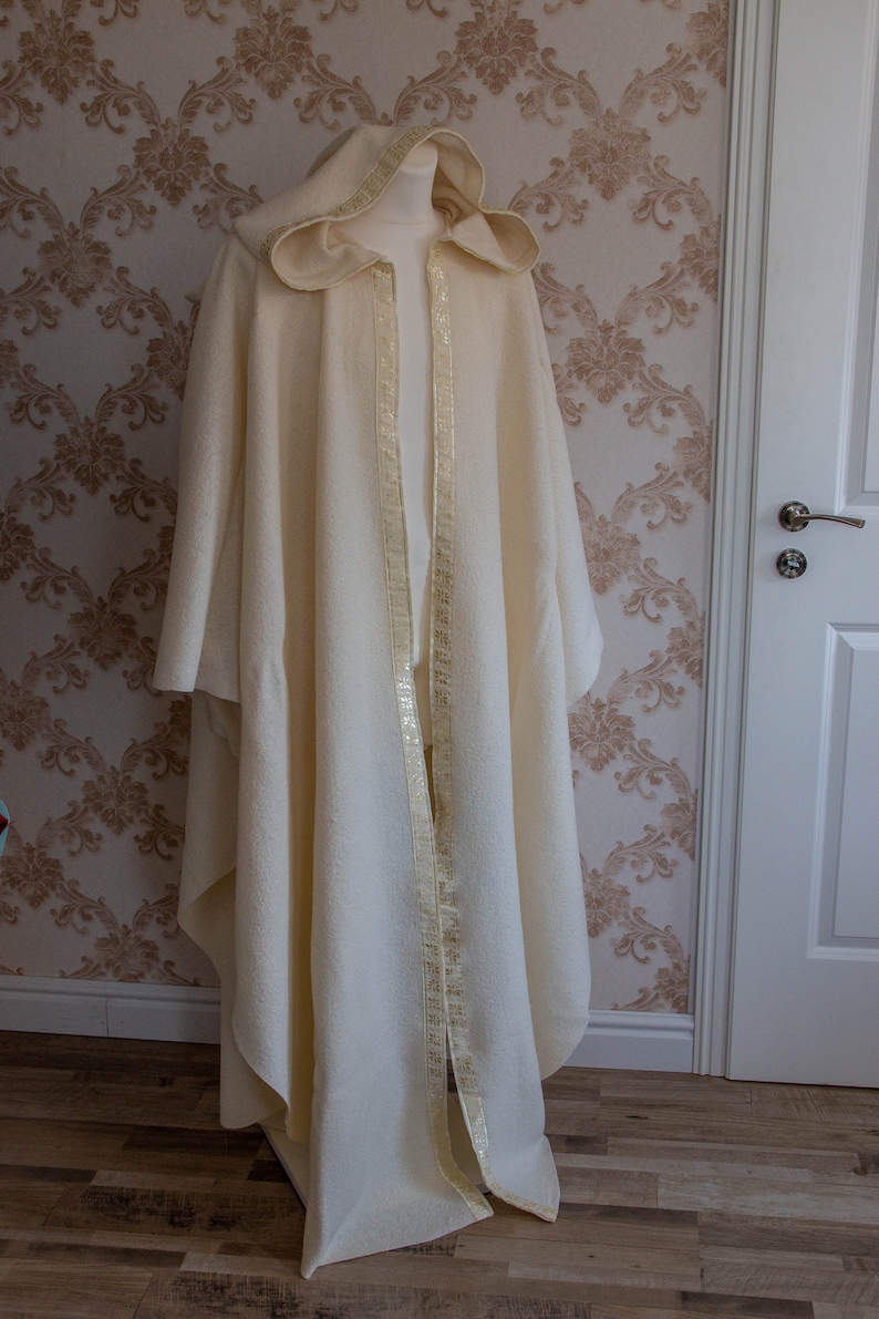 Pagan Ritual Robe, Wiccan Cape, Druid Cape, Larp Cleric Vestment ...