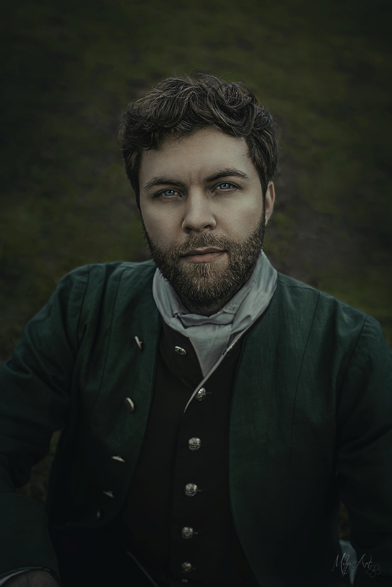 Rokoko Gehrock ab 1750, Gehrock spätes Rokoko, Jamie Fraser Cosplay ...
