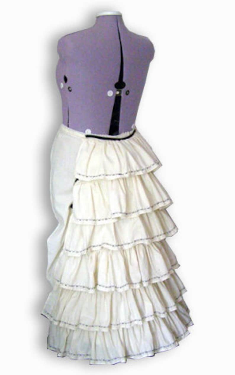 Victorian Bustle Skirt Support, Lobster Tail Bustle Cage, 1880 Late ...