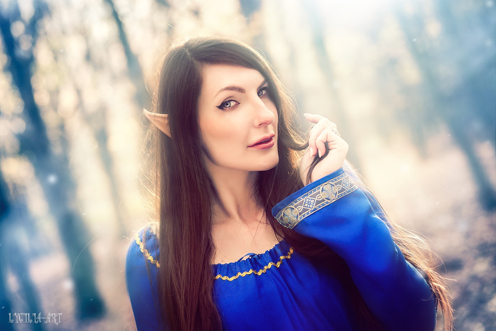 Medieval Dress Nimue, Medieval Wedding Dress, Elven Dress, Fantasy ...