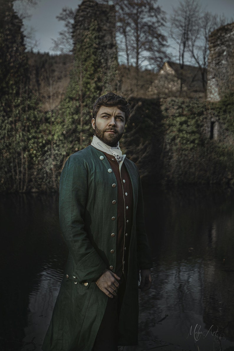 Rokoko Gehrock ab 1750, Gehrock spätes Rokoko, Jamie Fraser Cosplay ...