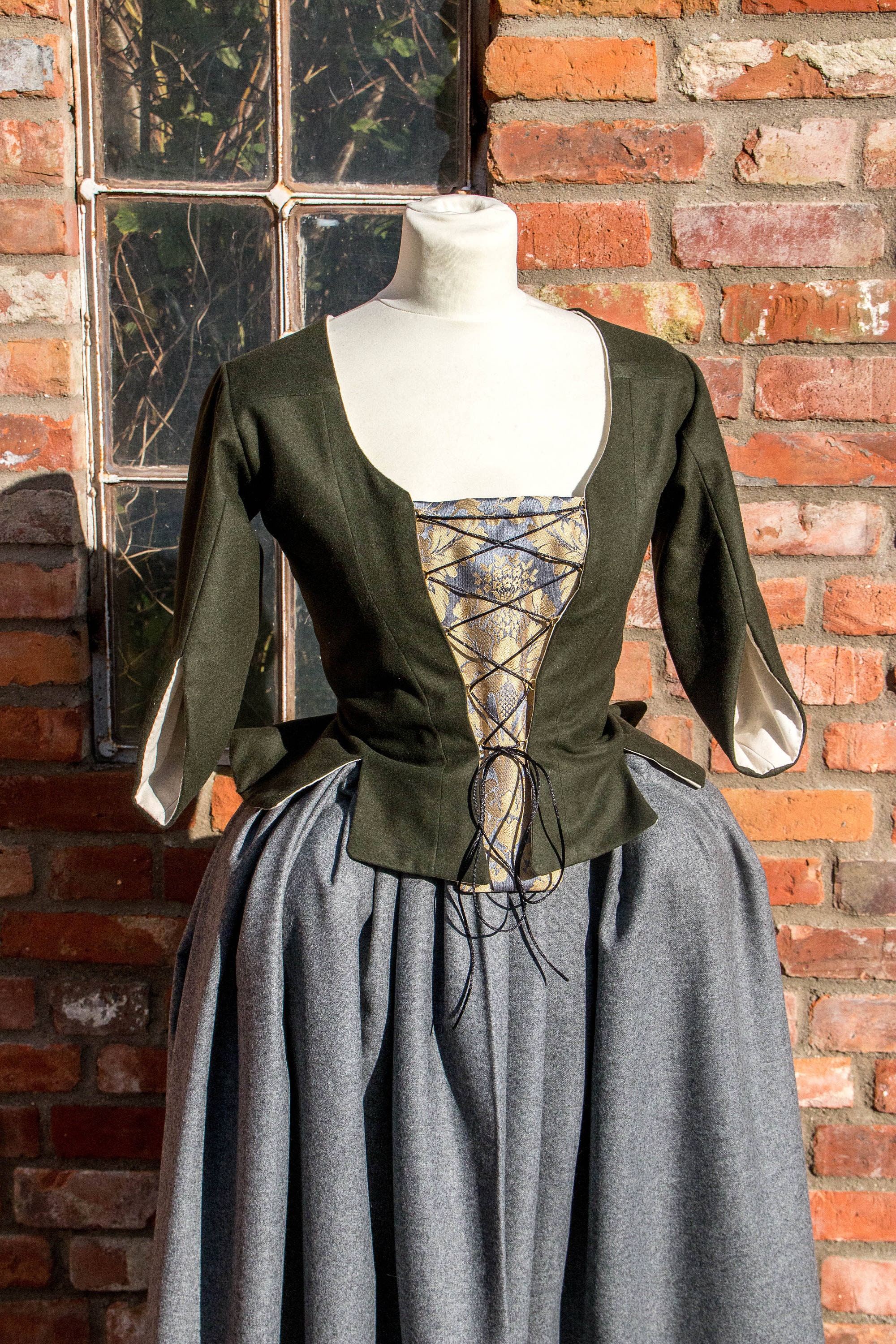 Claire Fraser Jacket Cosplay Costume, 18th Century Colonial Women ...