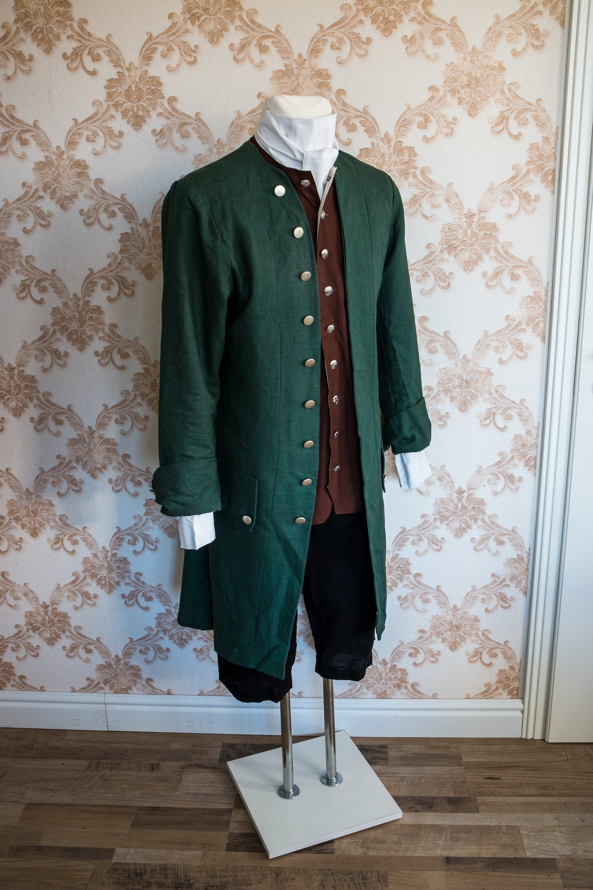 18th Century Waistcoat, Jamie Fraser Cosplay Costume, Jacobean Clothing ...