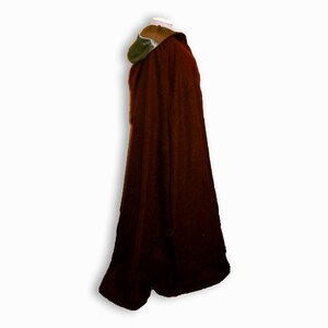 Long Medieval Cape With Hood Made to Measure, Hooded Ren Faire Cloak ...