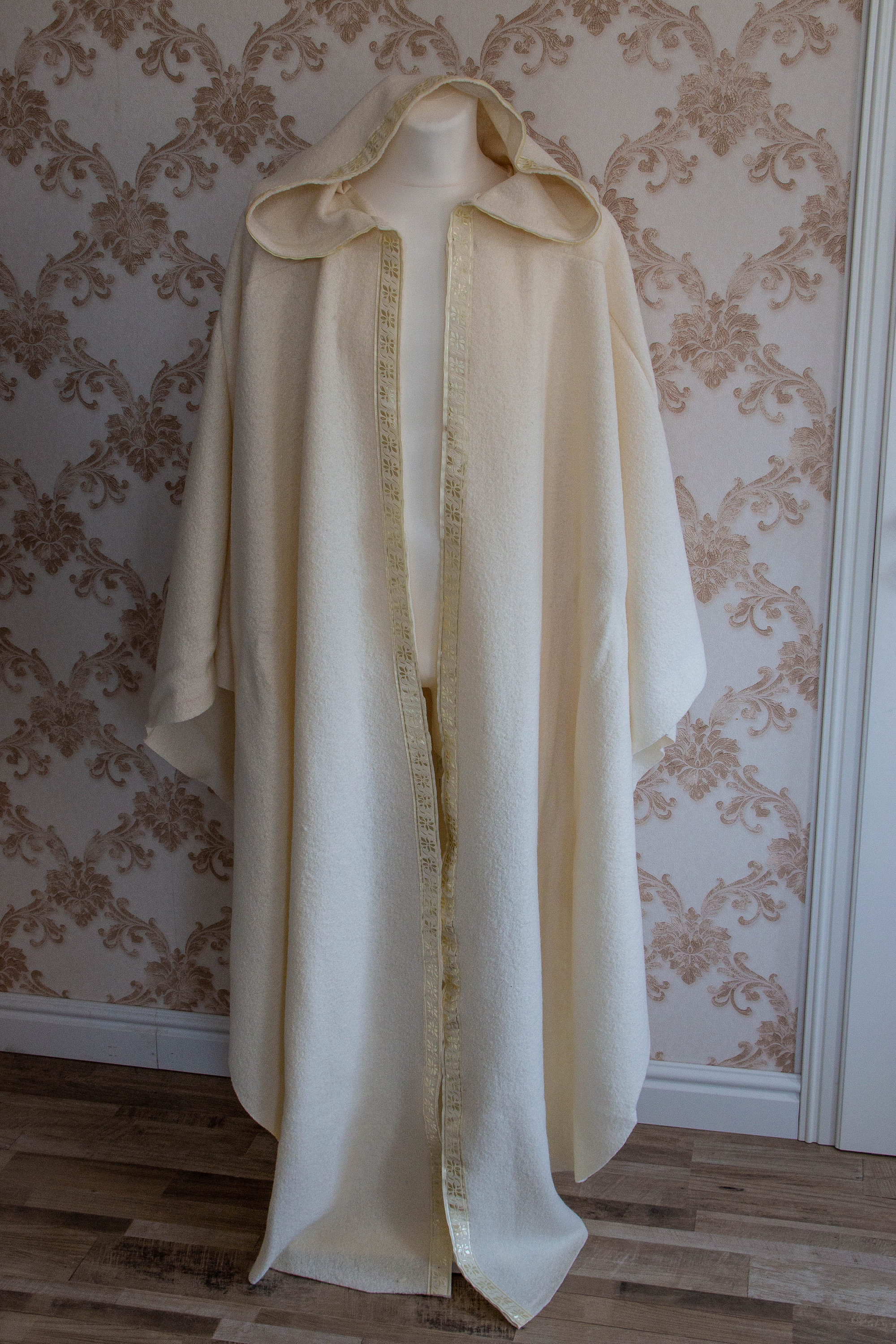 Pagan Ritual Robe Wiccan Cape Druid Cape Larp Cleric - Etsy