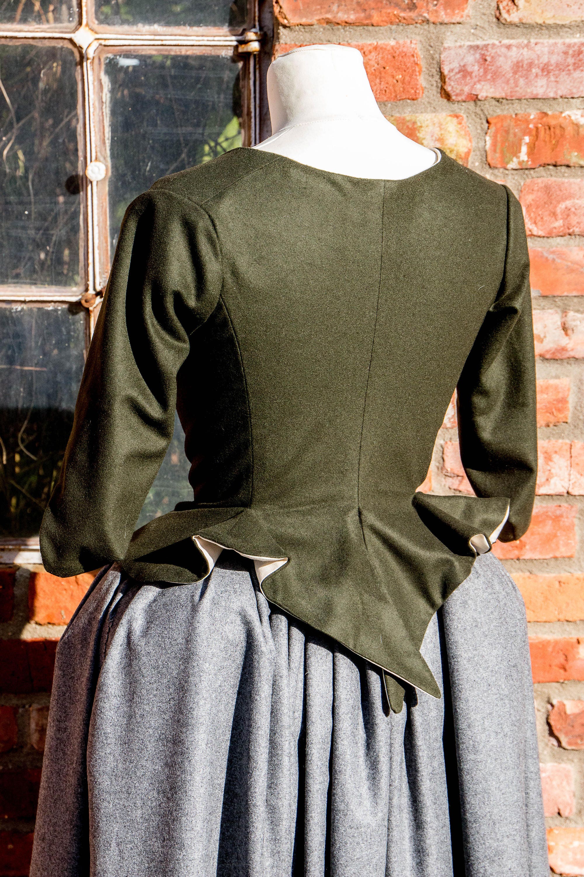 Claire Fraser Jacket Cosplay Costume, 18th Century Colonial Women ...