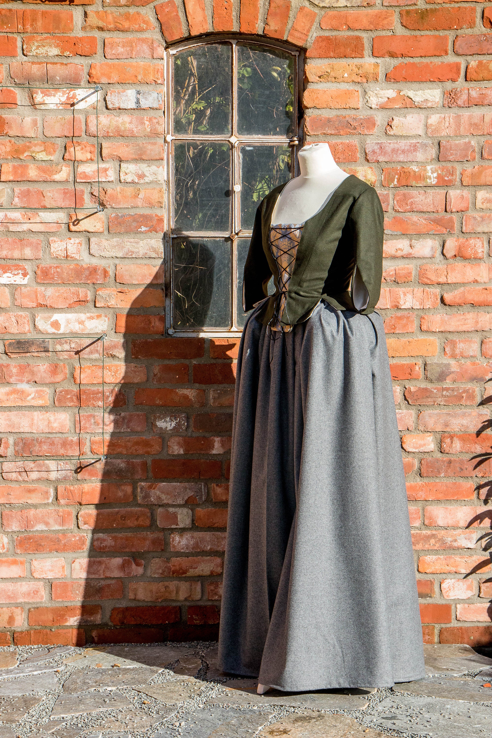 Claire Fraser Jacket Cosplay Costume, 18th Century Colonial Women ...